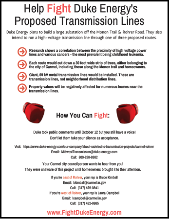 Help Fight Duke Energy's Proposed Transmission Lines
